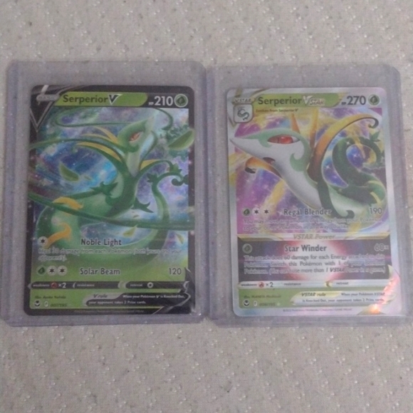 Pokemon | Toys | Pokemon Serperior V Superior Vstar Holographic Duo ...